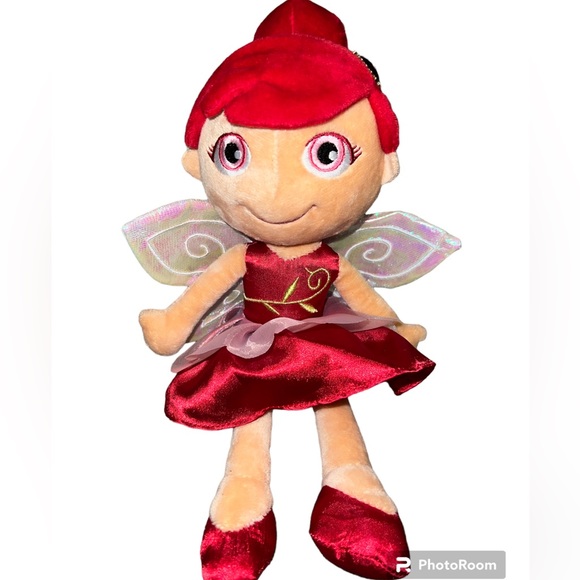 Hallmark | Toys | Hallmark Fairy Plush Doll January Red Garnet Fairy ...